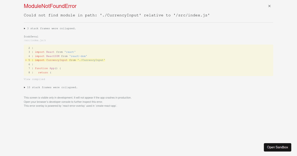 React Currency Input With React Text Mask Codesandbox