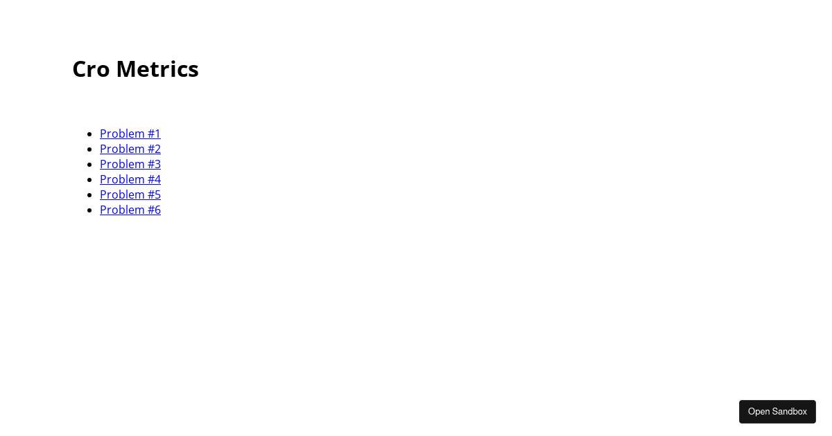 take-home-exercise - Codesandbox