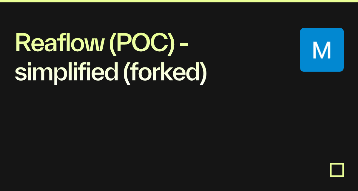 Reaflow (POC) - simplified (forked) - Codesandbox