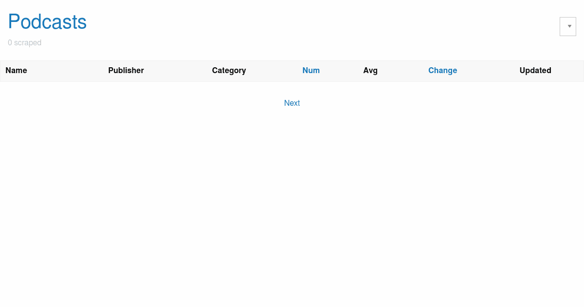 podcasts-scraper (forked) - Codesandbox