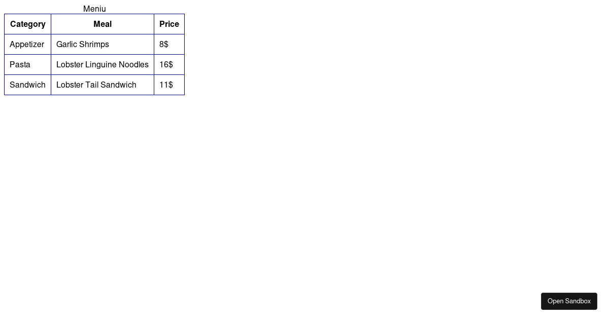 html media-and-tables example 3v2 (forked) - Codesandbox