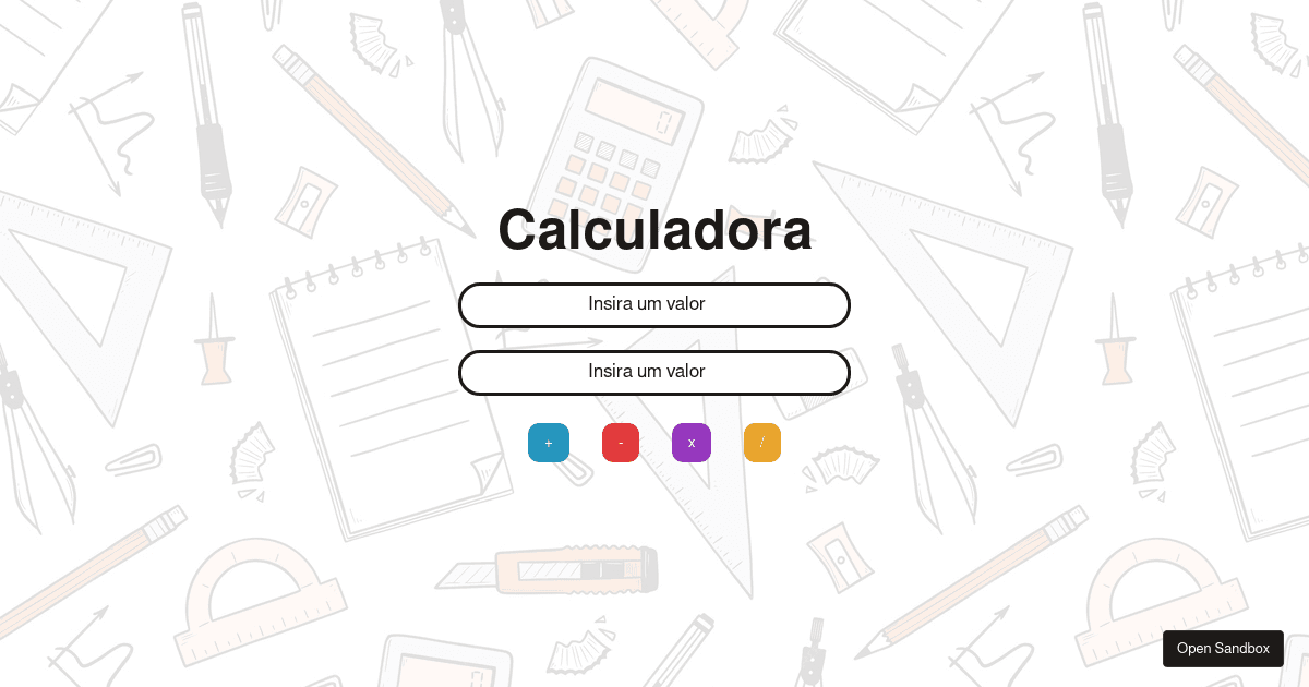 calculadora - Codesandbox