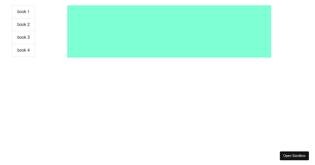React Redux Hover Detail Example Codesandbox