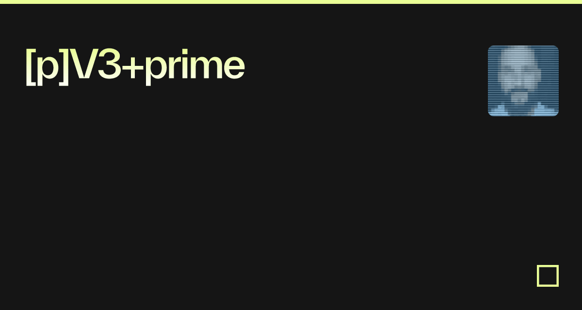 [p]V3+prime - Codesandbox