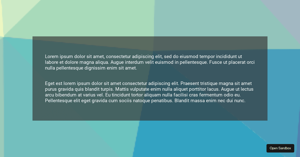 Css Only Parallax Codesandbox