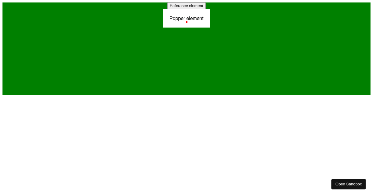 MaterialUI with Popperjs - Codesandbox