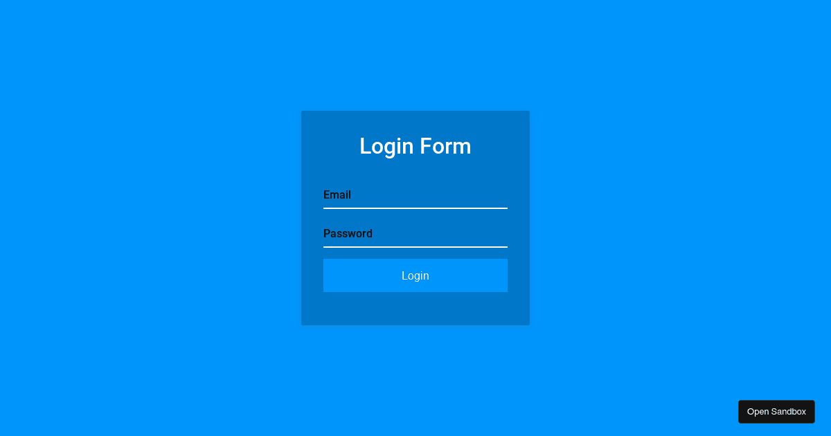 8 - Form Wave - Codesandbox
