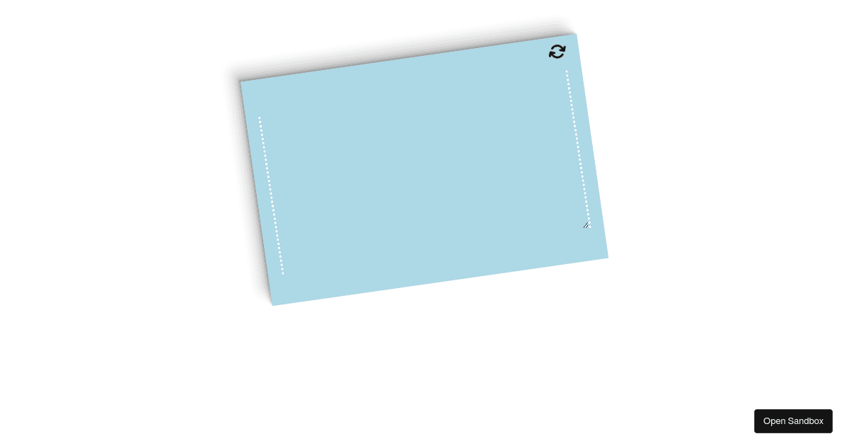 Intuitive sticky notes - Codesandbox