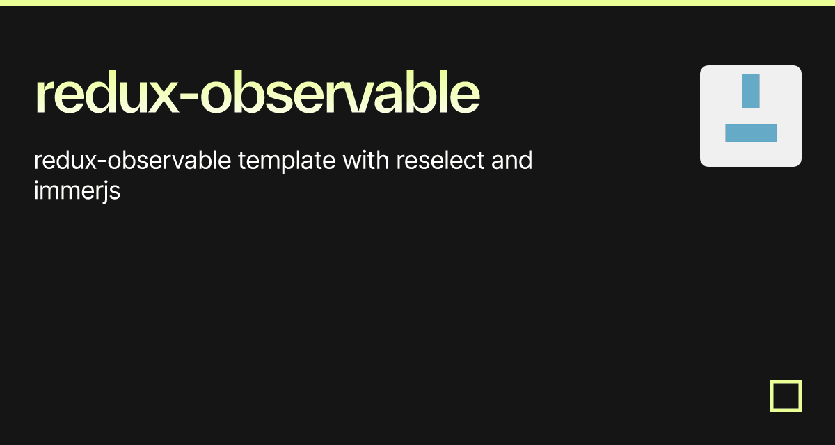 redux-observable - Codesandbox