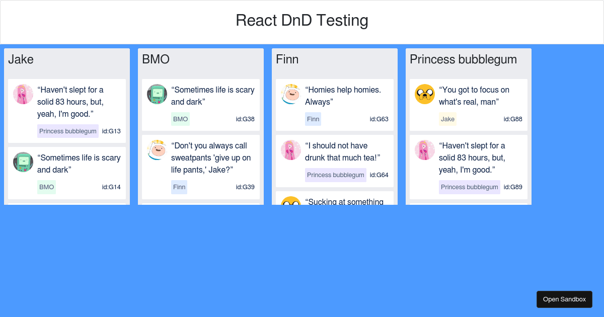 react-beautiful-dnd-board-base - Codesandbox