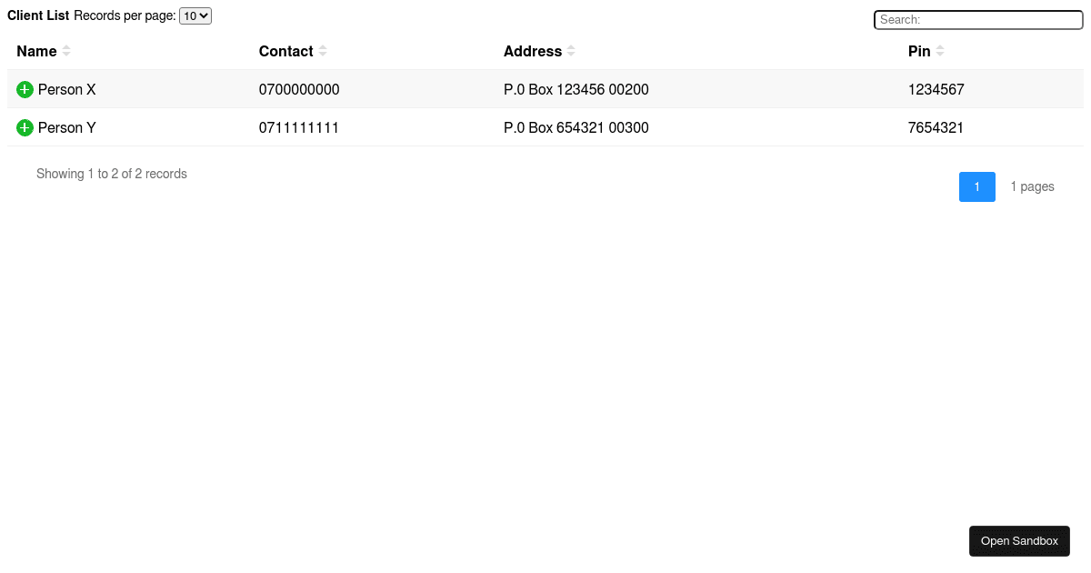 euka-datatables (forked) - Codesandbox