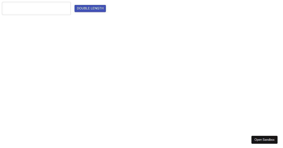 Textfield - Codesandbox