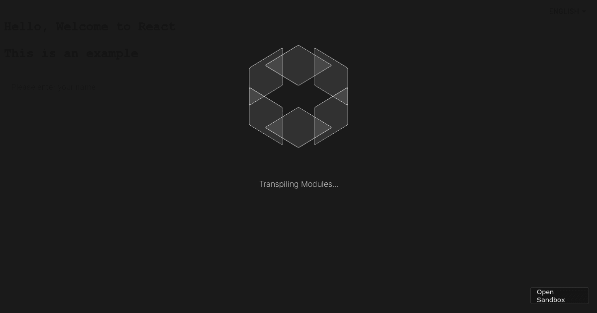 multi-language - Codesandbox