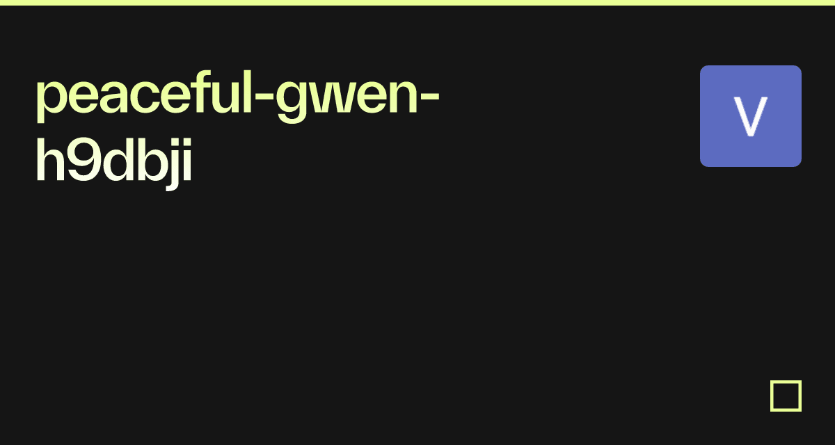 peaceful-gwen-h9dbji - Codesandbox