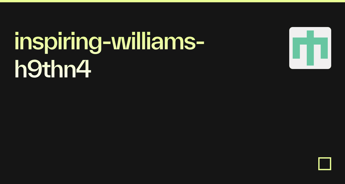 inspiring-williams-h9thn4 - Codesandbox