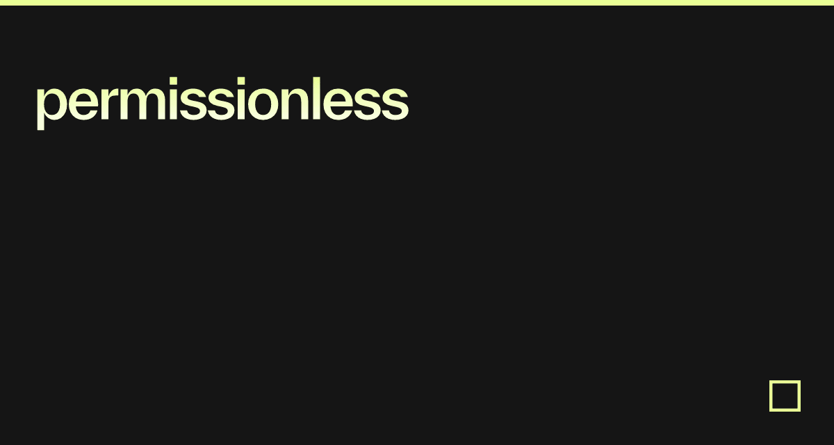 permissionless - Codesandbox
