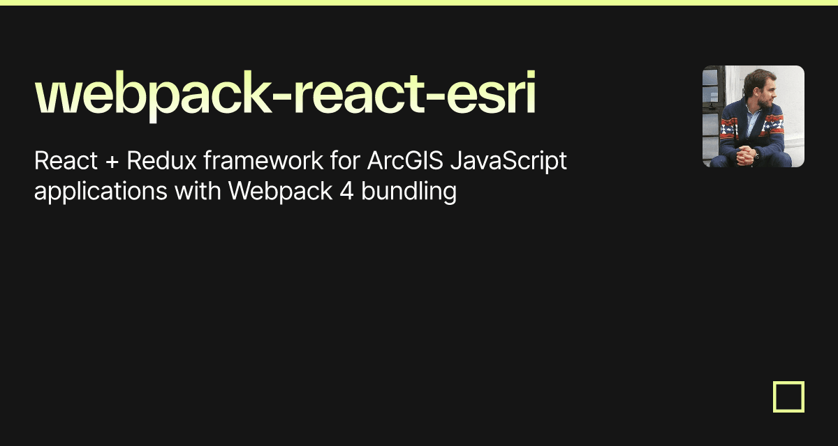 webpack-react-esri - Codesandbox