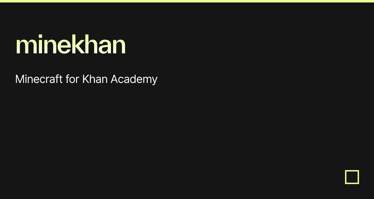 minekhan - Codesandbox