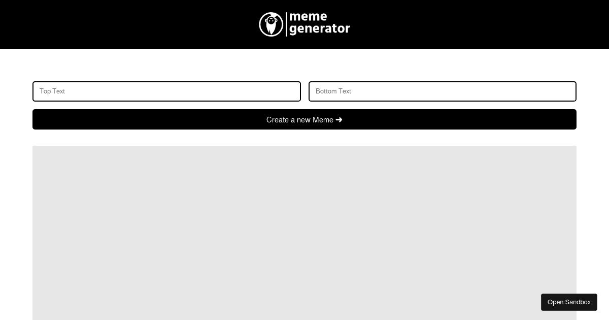 meme-generator - Codesandbox