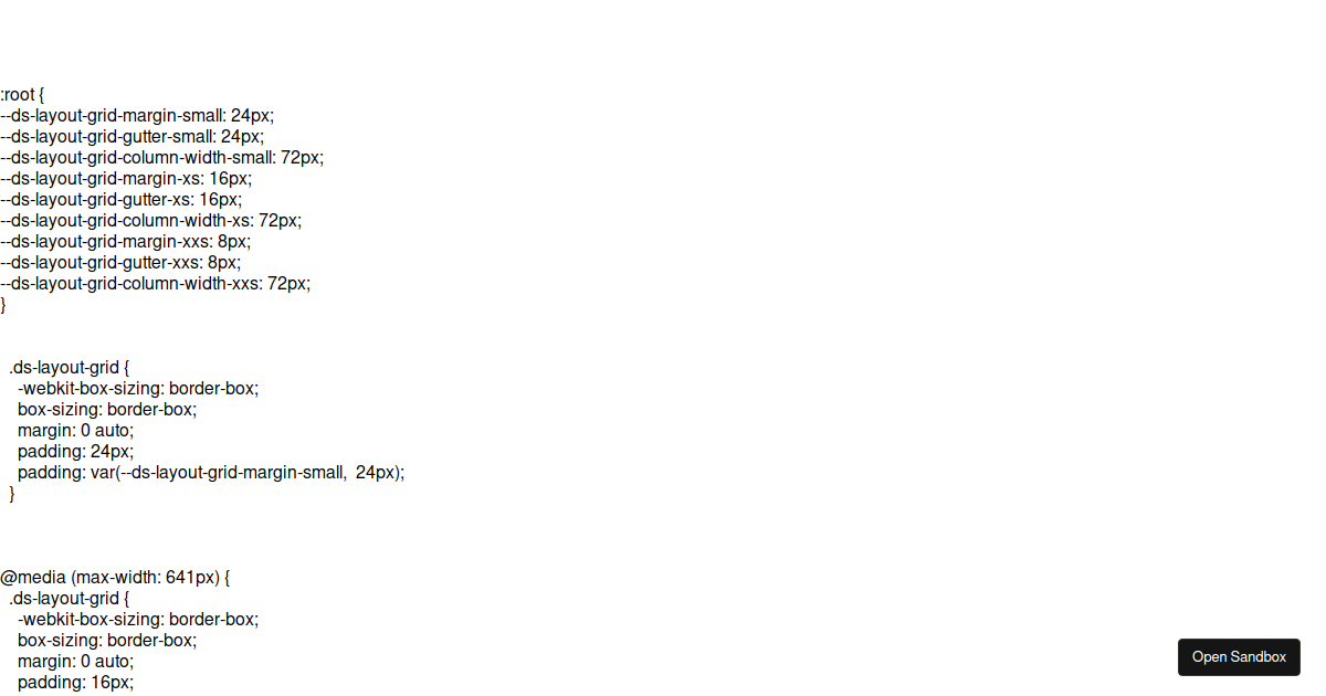 ds-grid - Codesandbox