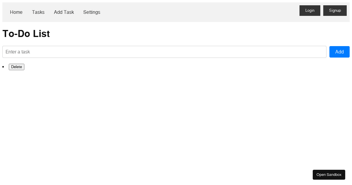 bold-tharp-hd8b0i - Codesandbox