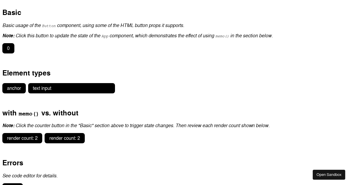 Type-safe asChild - Codesandbox