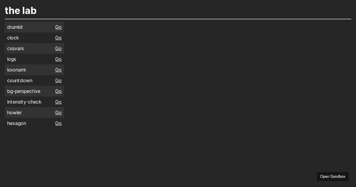 lab - Codesandbox