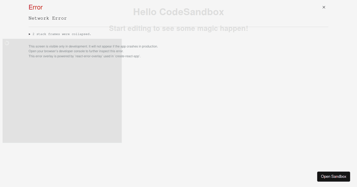 deni-react-treeview warnings - Codesandbox