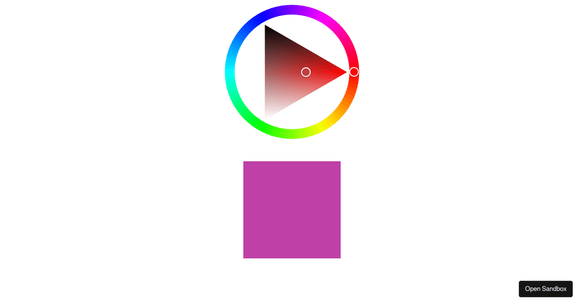 Corel Color Picker Vue Forked Codesandbox