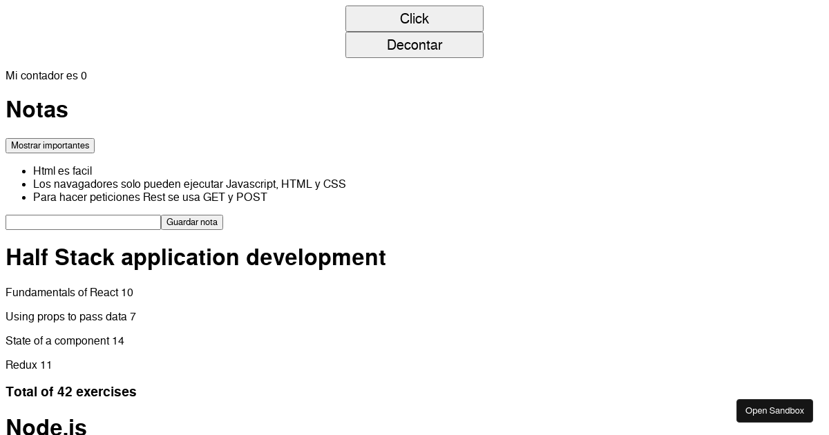 React Codesandbox
