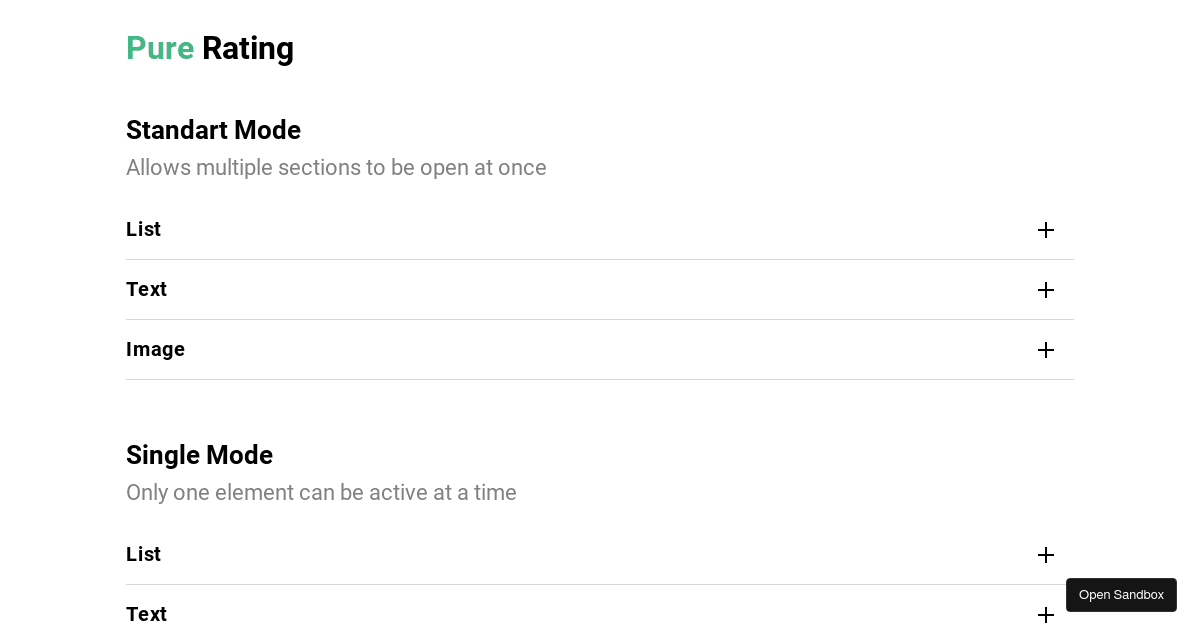 pure-accordion - Codesandbox