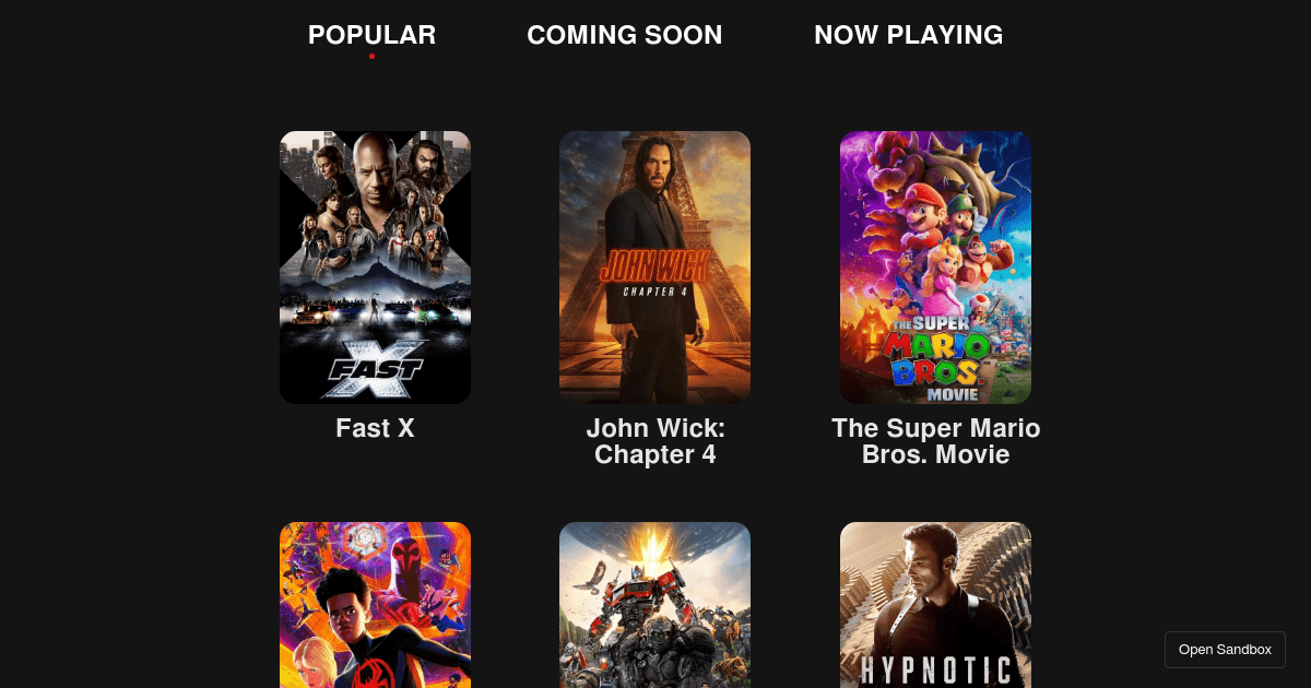 ReactJS Master Final - Codesandbox