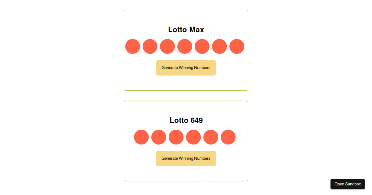 lottery-game - Codesandbox