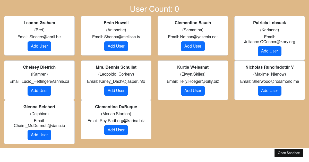 React Js-4 (forked) - Codesandbox