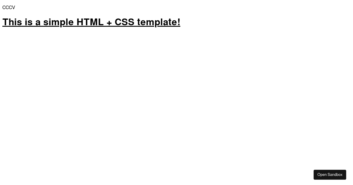 keen-babbage - Codesandbox