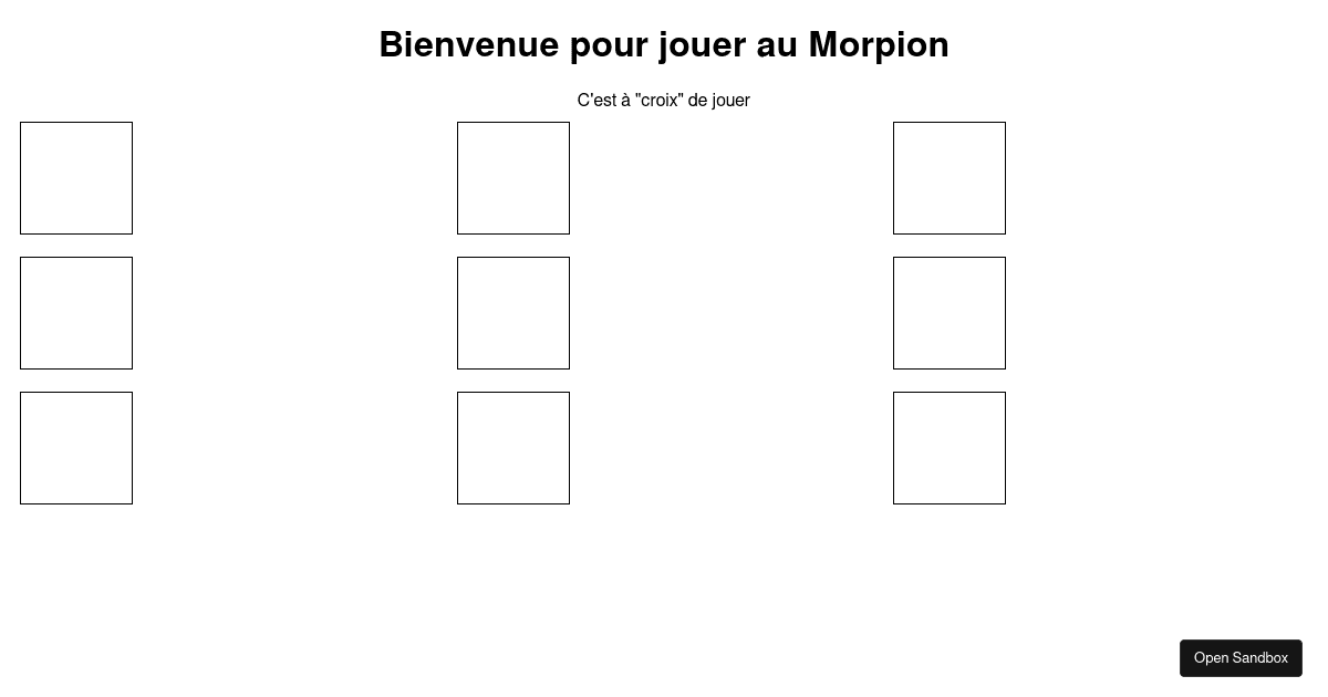 morpion-valentine - Codesandbox