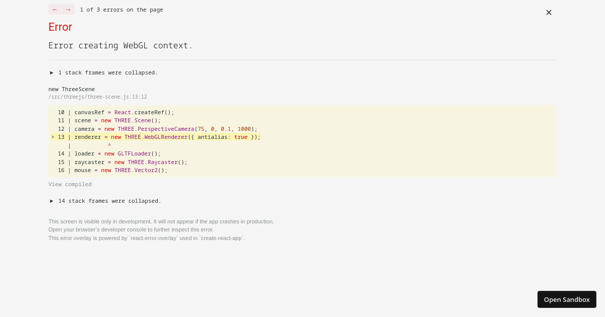 threejs-app - Codesandbox