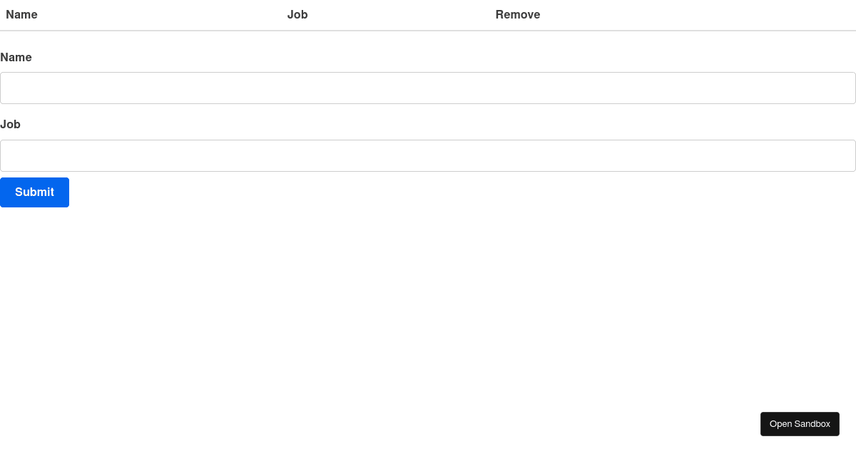 tania rascia form - Codesandbox tania rascia form - Codesandbox