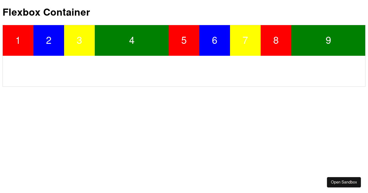 flex-container-flex-wrap - Codesandbox