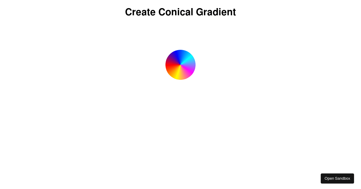 create-conical-gradient (forked) - Codesandbox