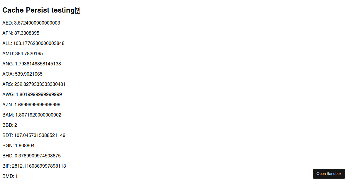 Basic Apollo app - Codesandbox