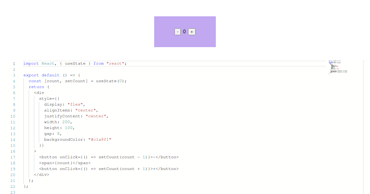 Monaco Live Editor (imports) - Codesandbox