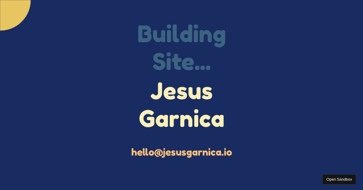 Html Css Js Codesandbox