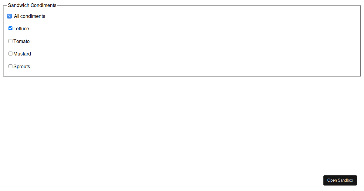 React Tri State Checkbox Demo Codesandbox