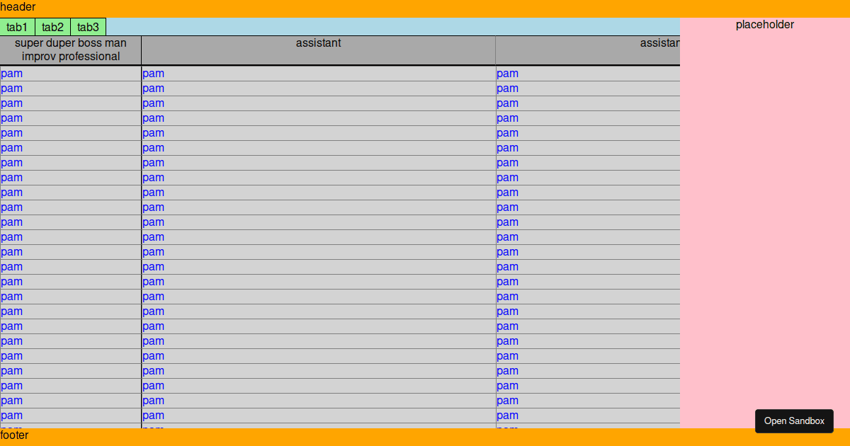 reduxt-table v2 - Codesandbox