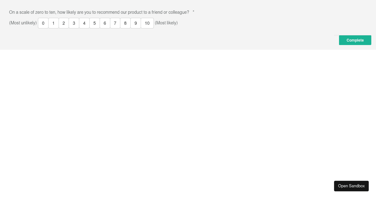 surveyjs-vue - Codesandbox