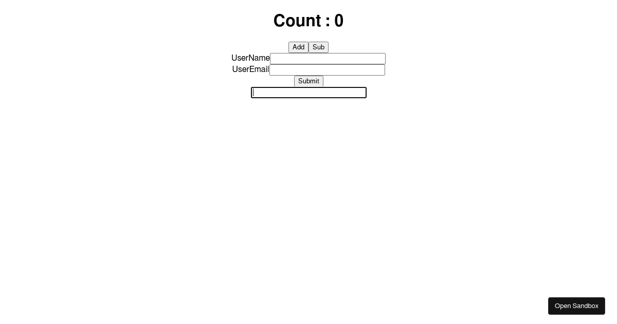 useReducer - Codesandbox