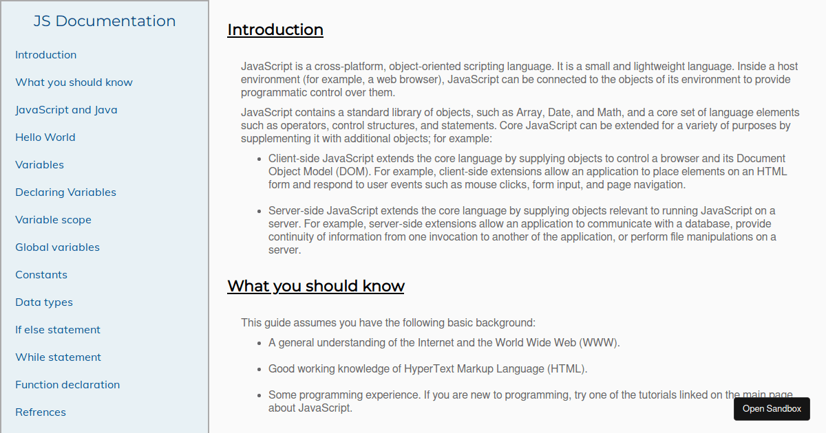 technical-doc-fcc - Codesandbox