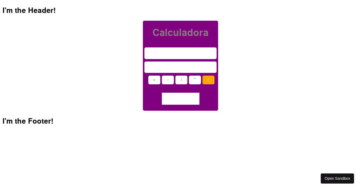 calc-app-exemplo - Codesandbox