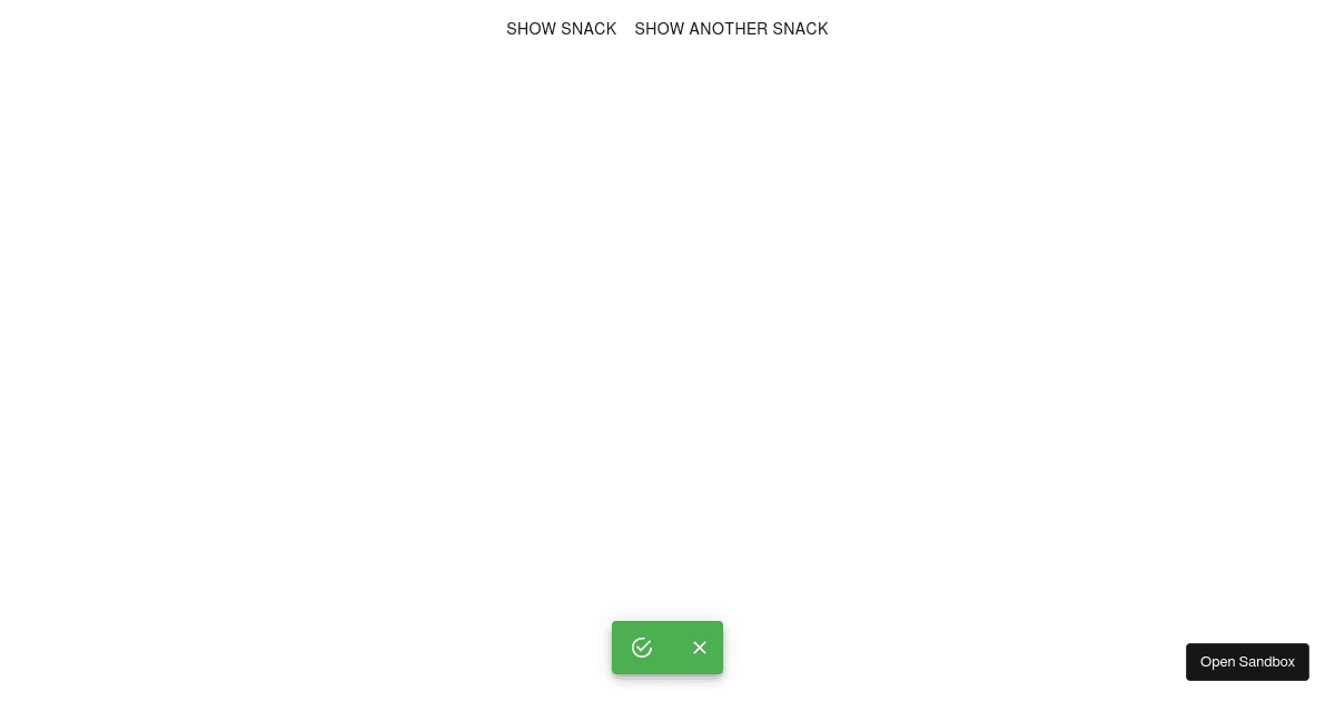Consecutive Material-UI Snackbars (forked) - Codesandbox